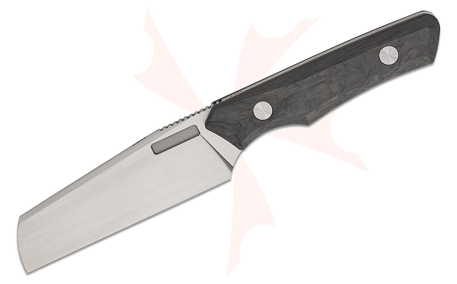 Vero Engineering Axon Fixed Blade Knife 4.05" M390 Hand Rubbed Satin ...