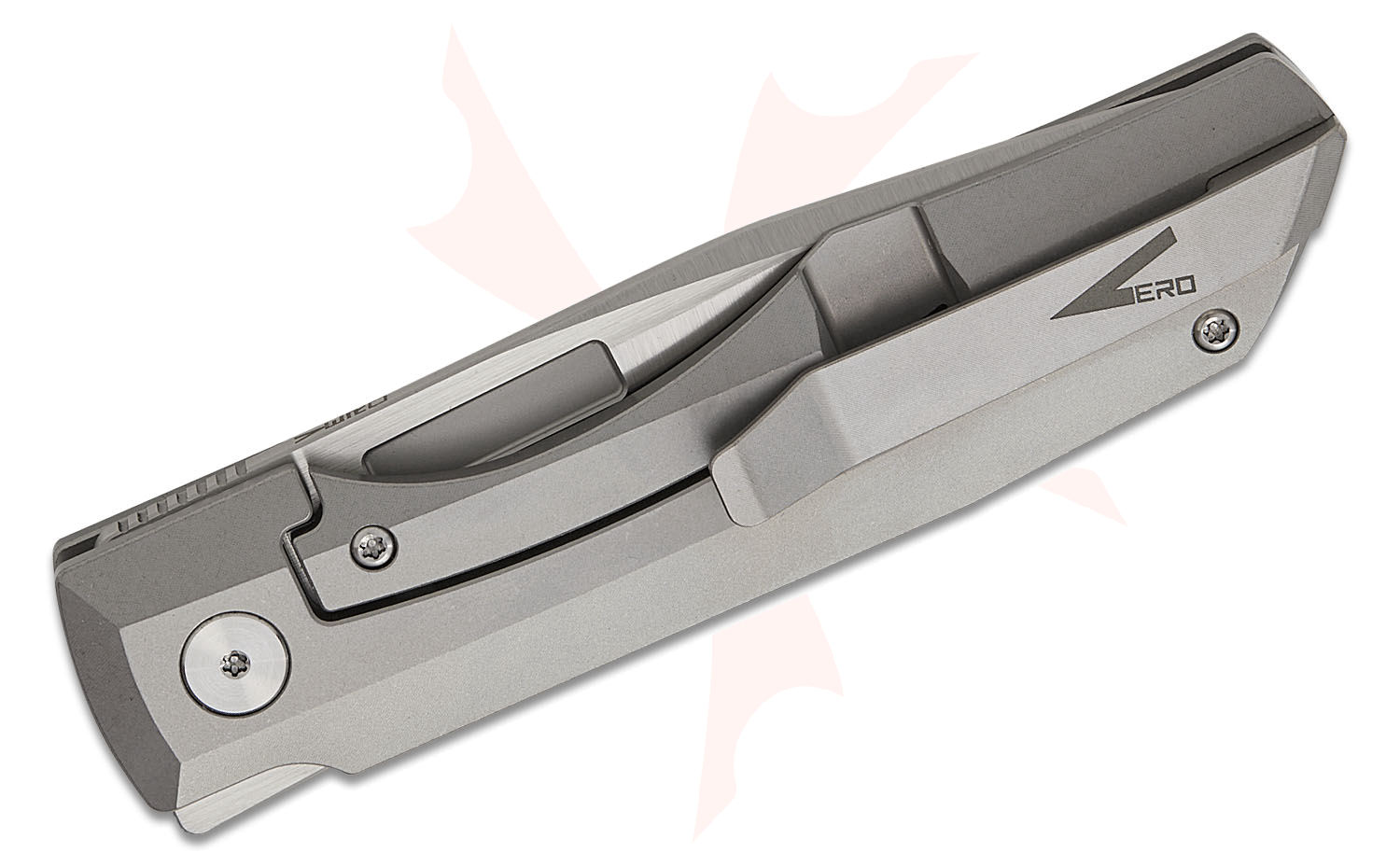 Vero Engineering Impulse Thin Frame Lock Flipper Knife 3.65" M390 Belt ...