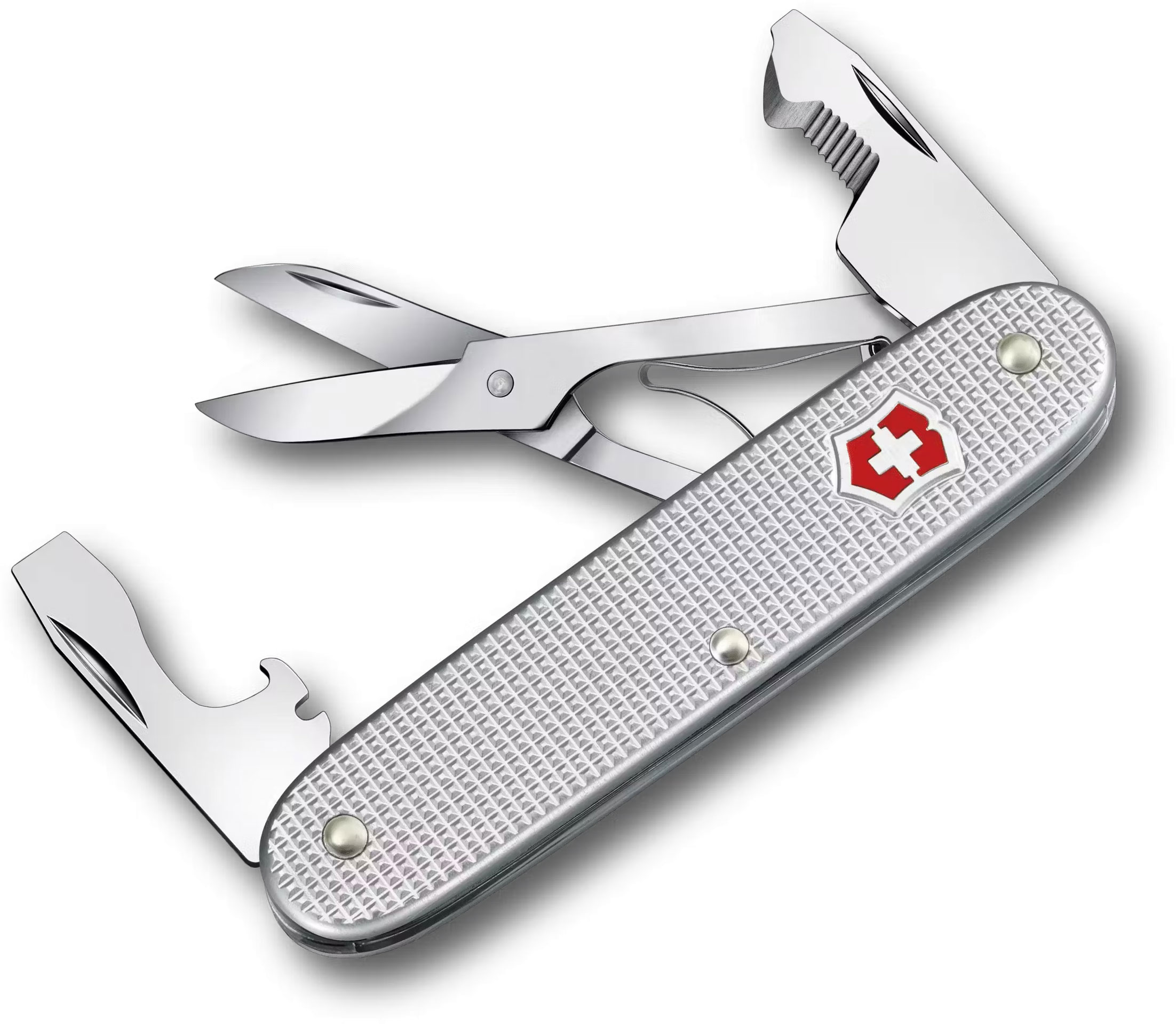 Victorinox Swiss Army Companion Slim Silver Alox Multi-Tool (Blade-Less ...