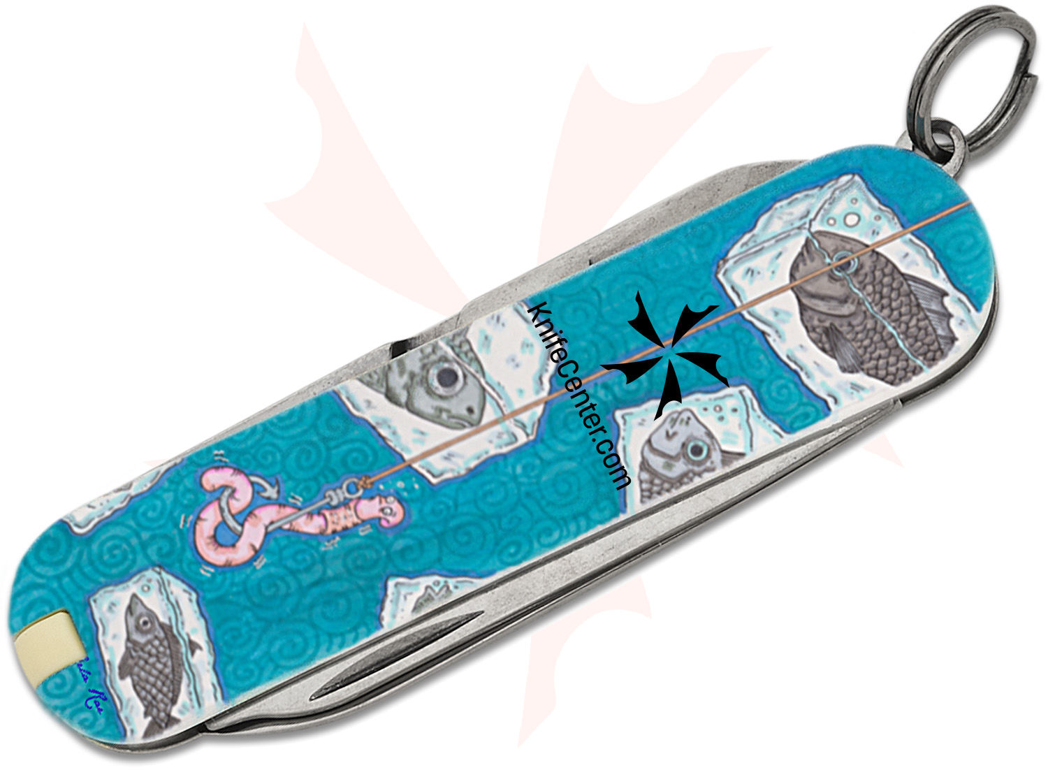 Victorinox Swiss Army Yeti Fishing Classic SD Multi-Tool, 2.3" Closed - KnifeCenter Exclusive ...