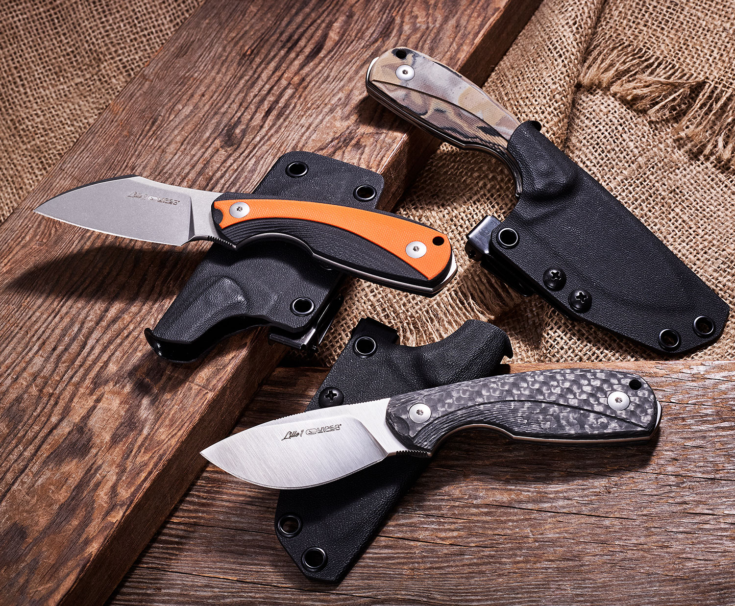 Viper Knives Vox Lille 1 Fixed Blade Knife 2.64" Elmax Stonewashed Drop ...