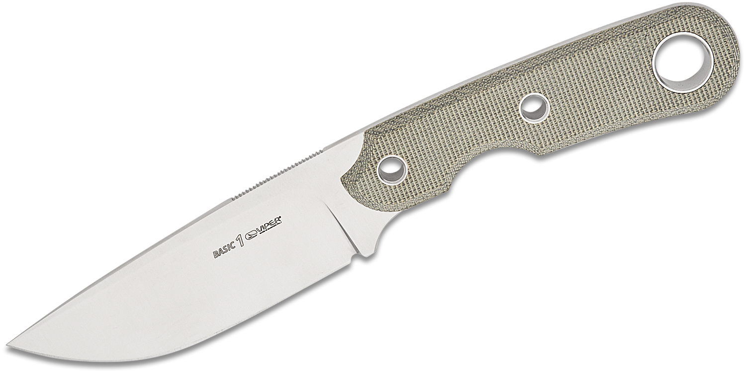 Viper Knives Tommaso Rumici Basic-1 Fixed Blade Knife 3.75" CPM ...