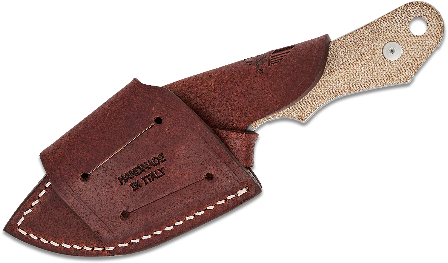 Viper Knives Handy Fixed Blade Knife 3.3" CPM-MagnaCut Stonewashed Drop ...