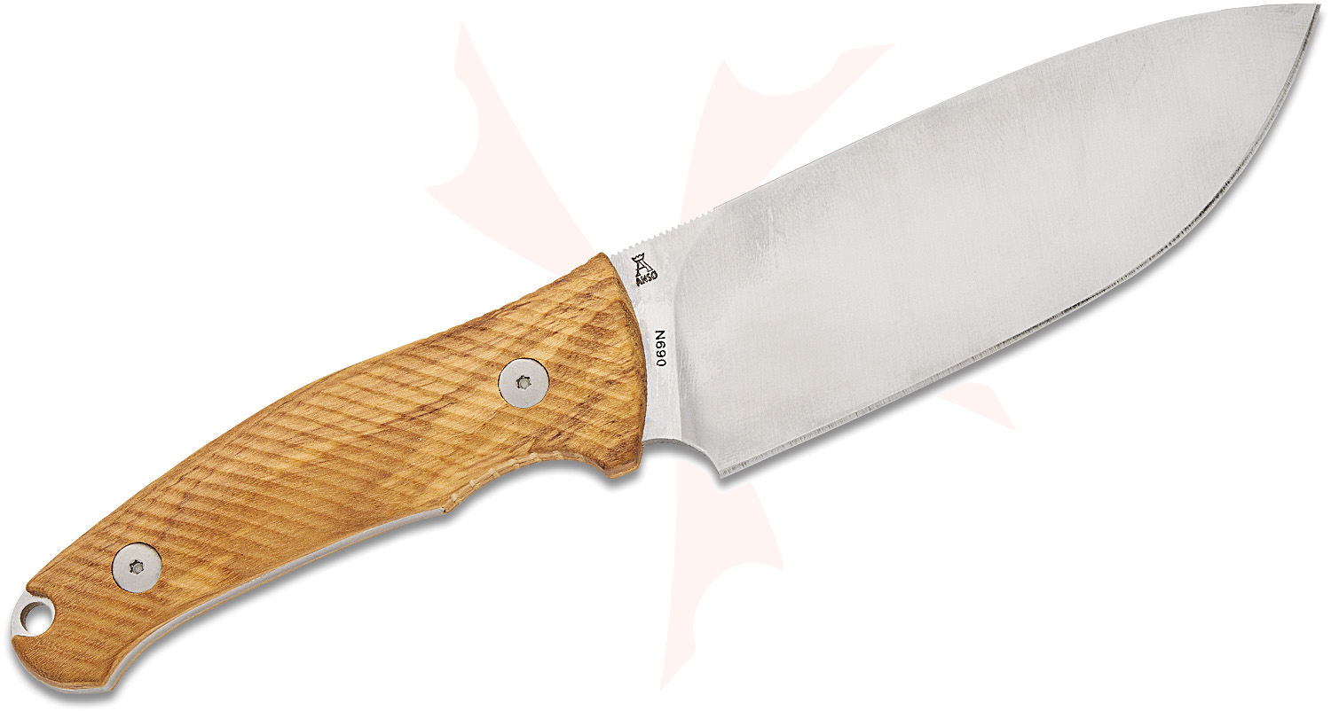 Viper Knives Anso Ranger Fixed Blade Knife 4.63" Bohler N690 Satin Drop ...