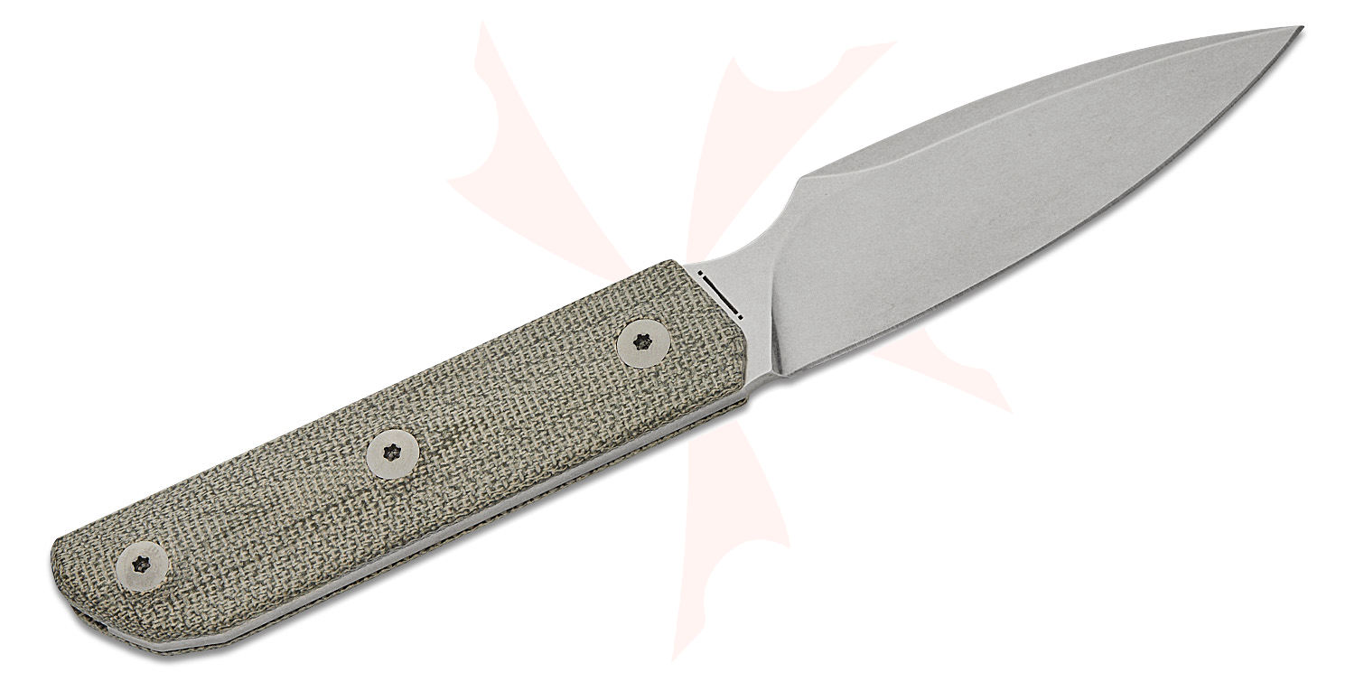 Viper Knives Mirror1 Pocket Fixed Blade Knife 3.11" M390 Stonewashed ...