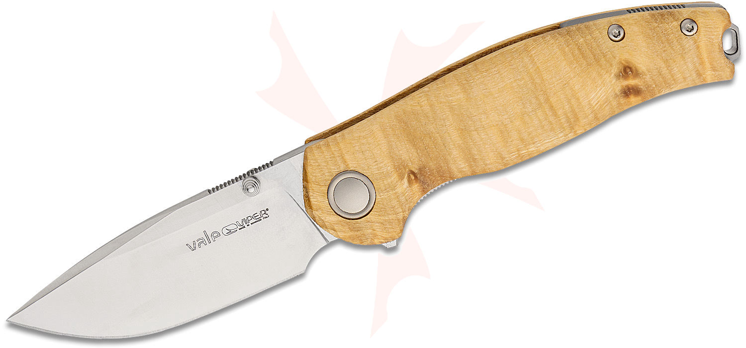 Viper Knives Jesper Voxnaes Vale Flipper Knife 3" CPM-MagnaCut Satin ...