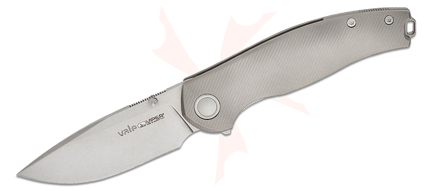 Viper Knives Jesper Voxnaes Vale Liner Lock Flipper Knife 3" CPM ...