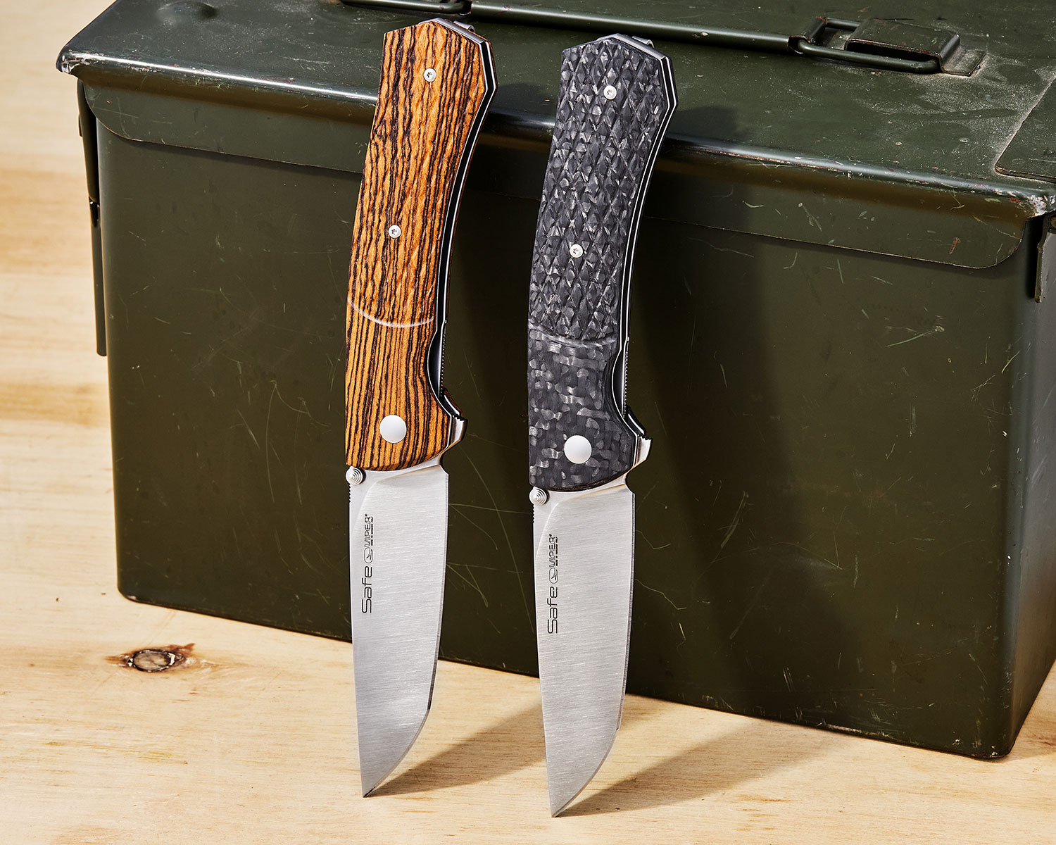 Viper Knives Safe Liner Lock Flipper Knife 3.74" M390 Satin Tanto Blade ...
