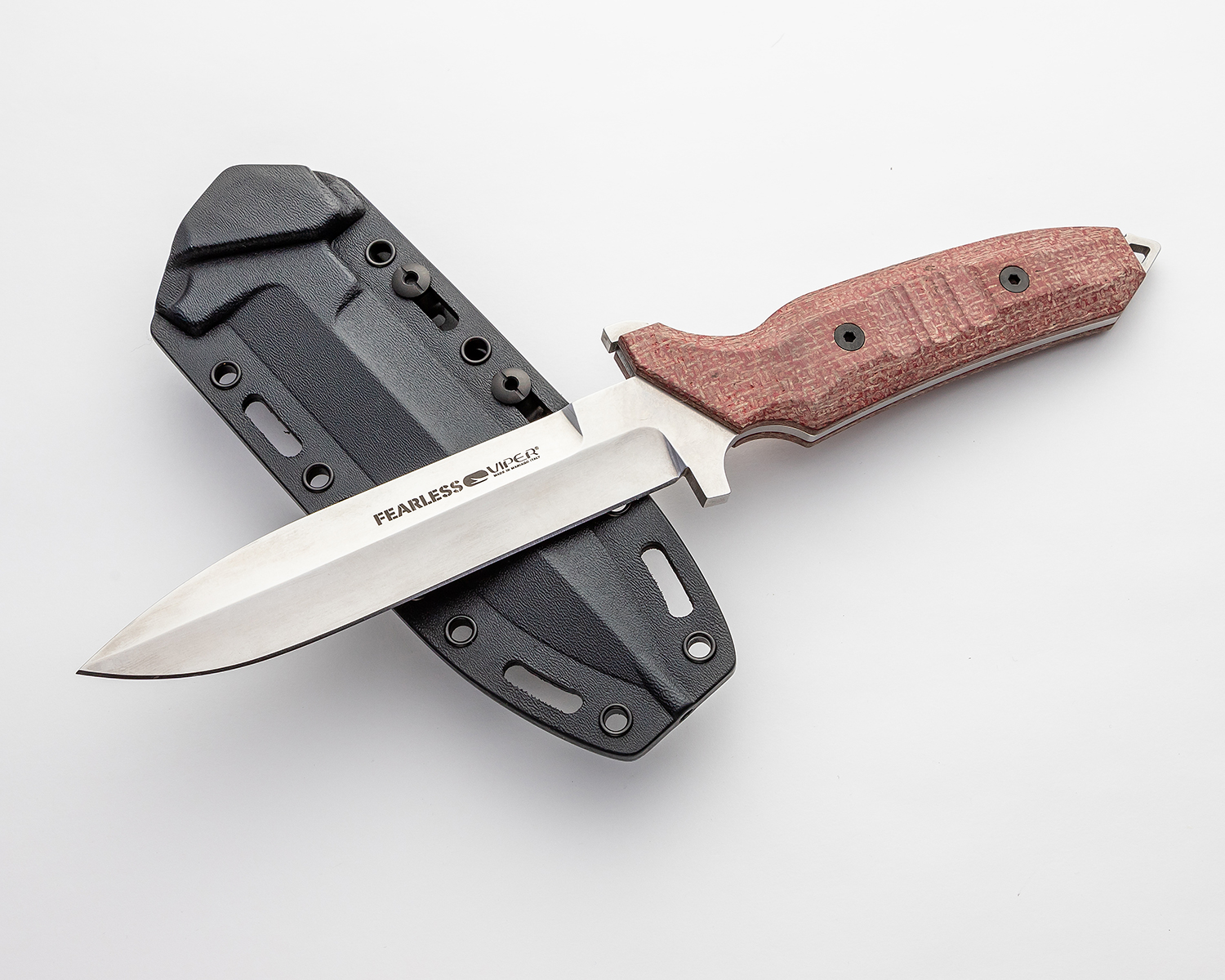Viper Knives Fearless Fixed Blade Knife 6" Sleipner Stonewashed Single ...