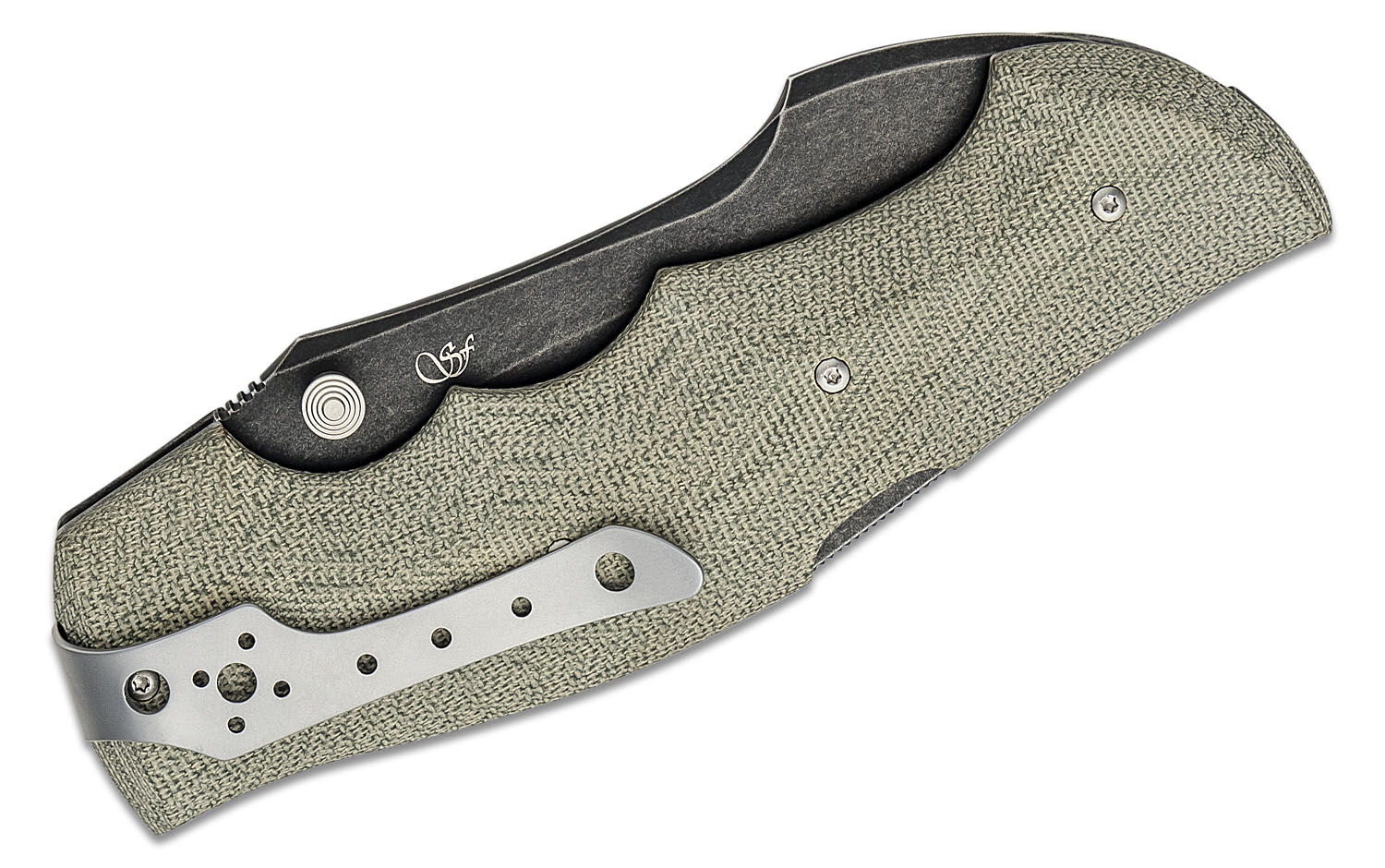 Viper Knives Rhino-1 Folding Knife 4.25" Elmax Black Stonewashed ...