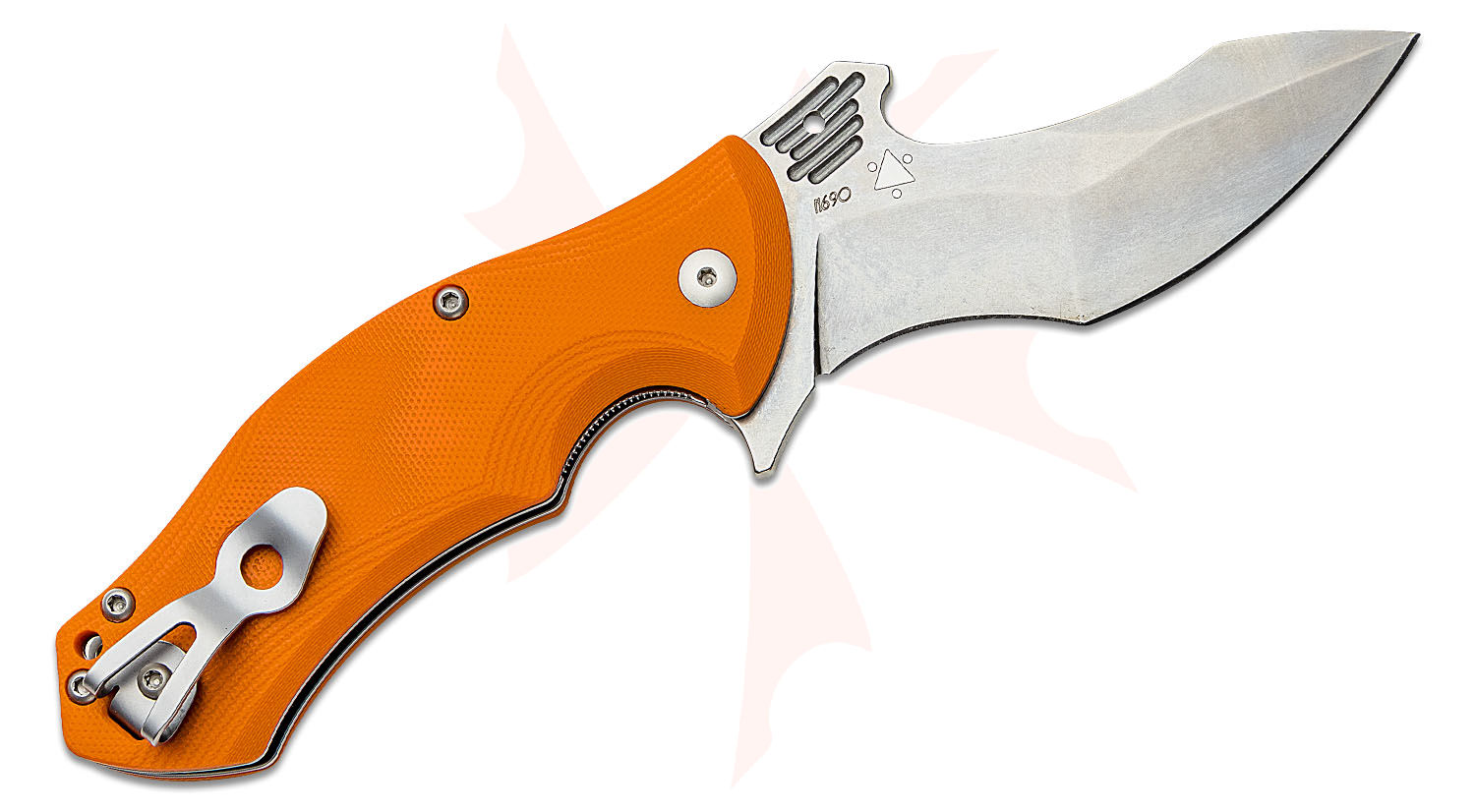 Viper Knives Maga Flipper Knife 3.625" Stonewashed N690Co Recurved ...