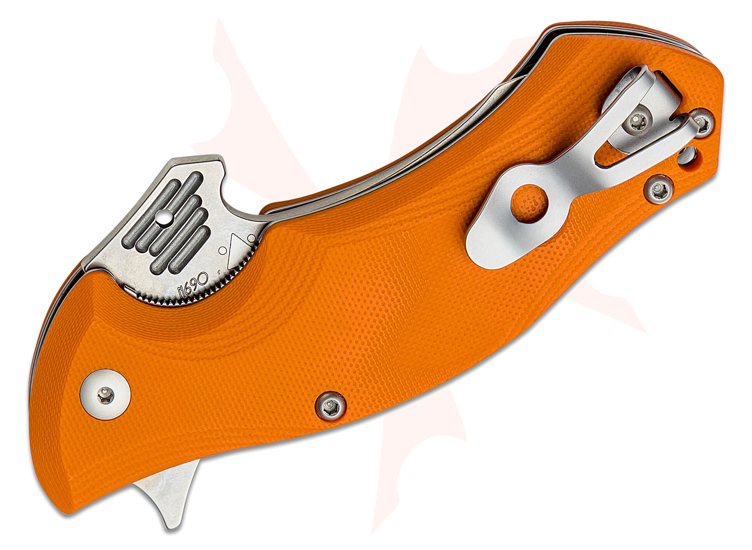 Viper Knives Maga Flipper Knife 3.625" Stonewashed N690Co Recurved ...