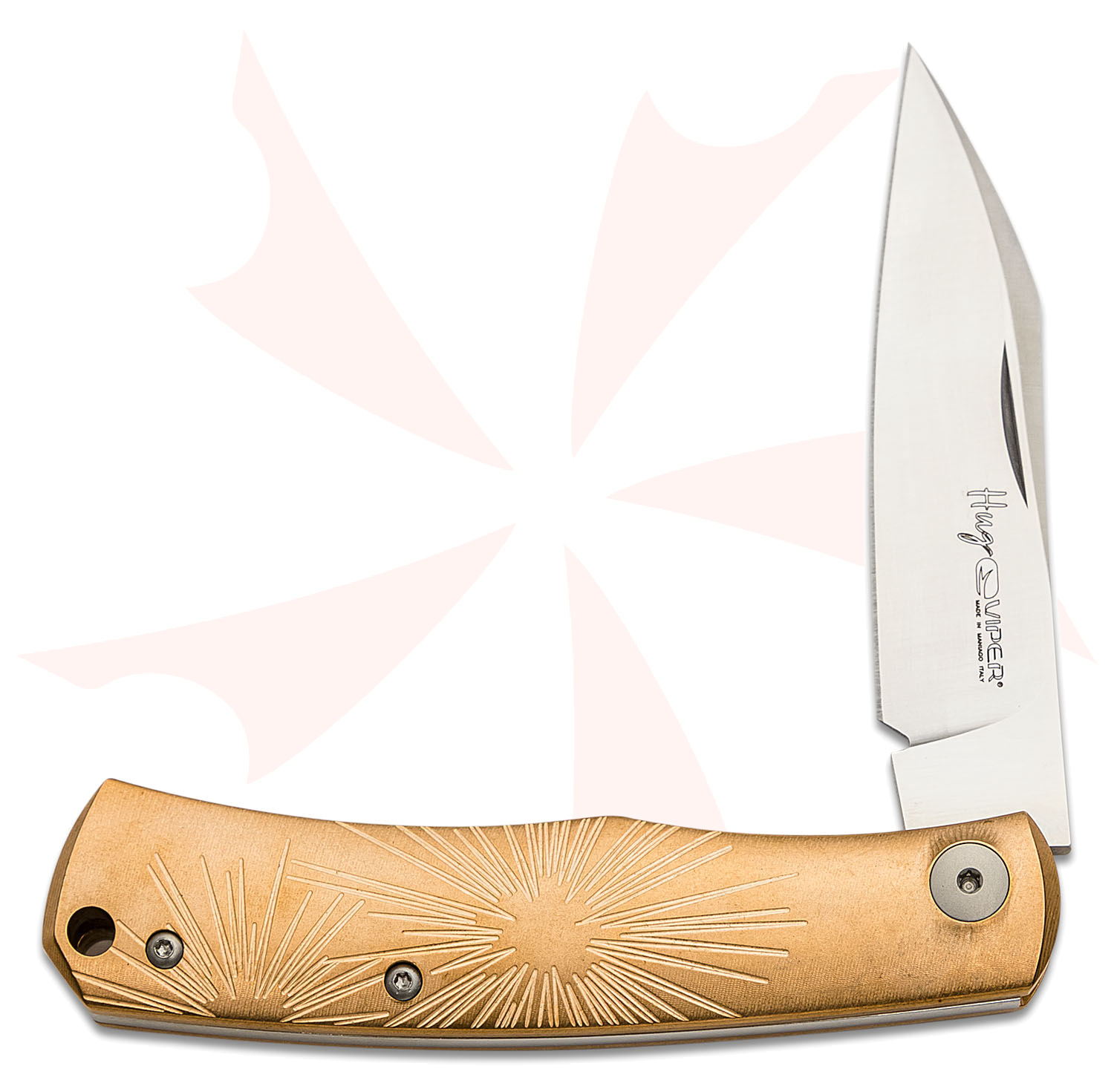 Viper Knives Hug Slipjoint Folding Knife 3.125" M390 Satin Sheepsfoot ...