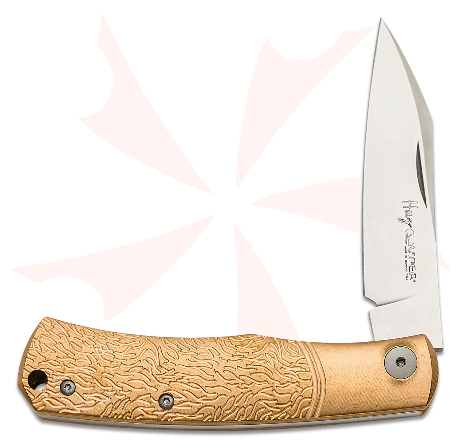 Viper Knives Hug Slipjoint Folding Knife 3.125" M390 Satin Sheepsfoot ...