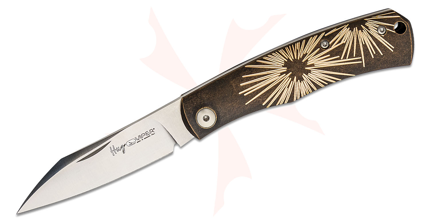 Viper Knives Hug Slipjoint Folding Knife 3.125" M390 Satin Sheepsfoot ...