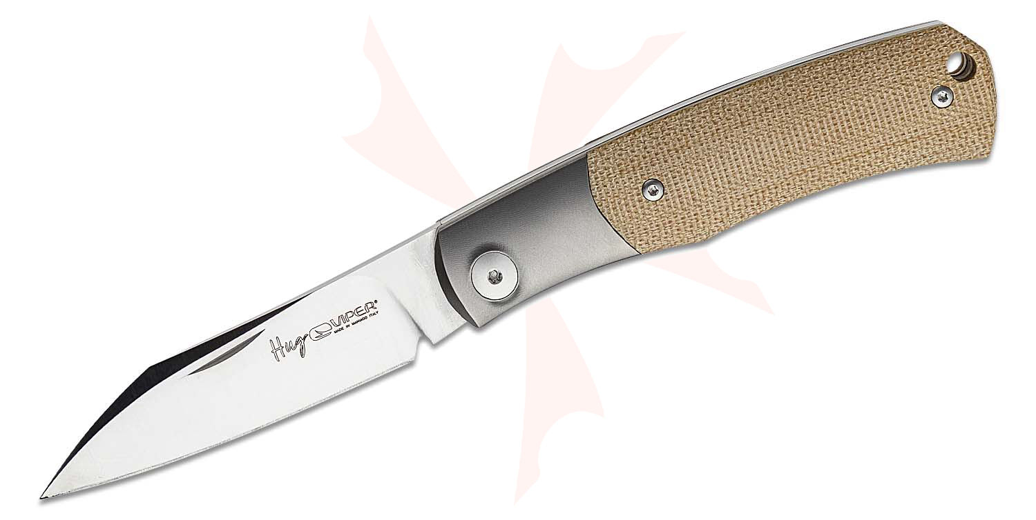 Viper Knives Hug Slipjoint Folding Knife 3.125" M390 Satin Sheepsfoot ...