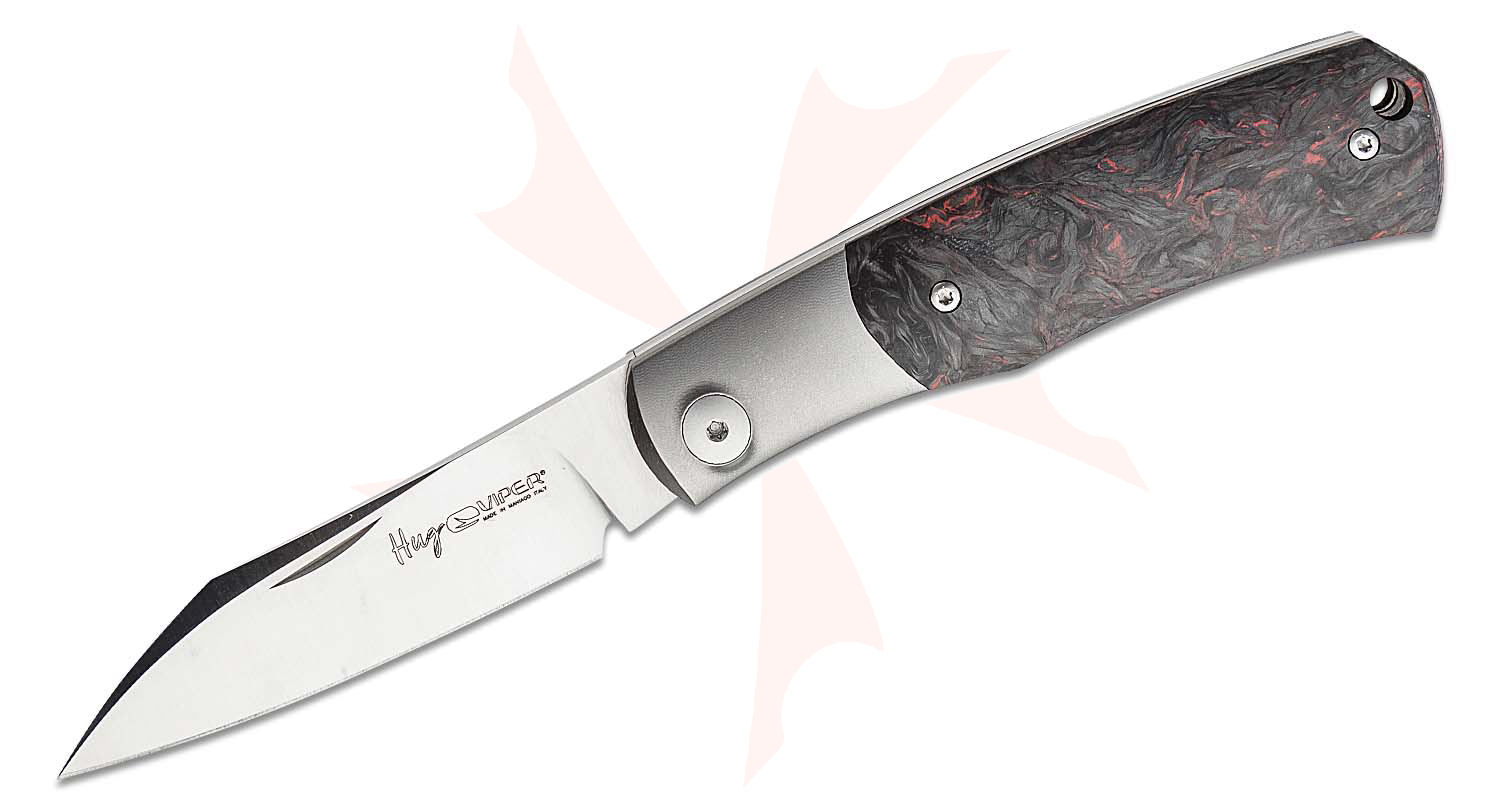 Viper Knives Hug Slipjoint Folding Knife 3.125" M390 Satin Sheepsfoot ...