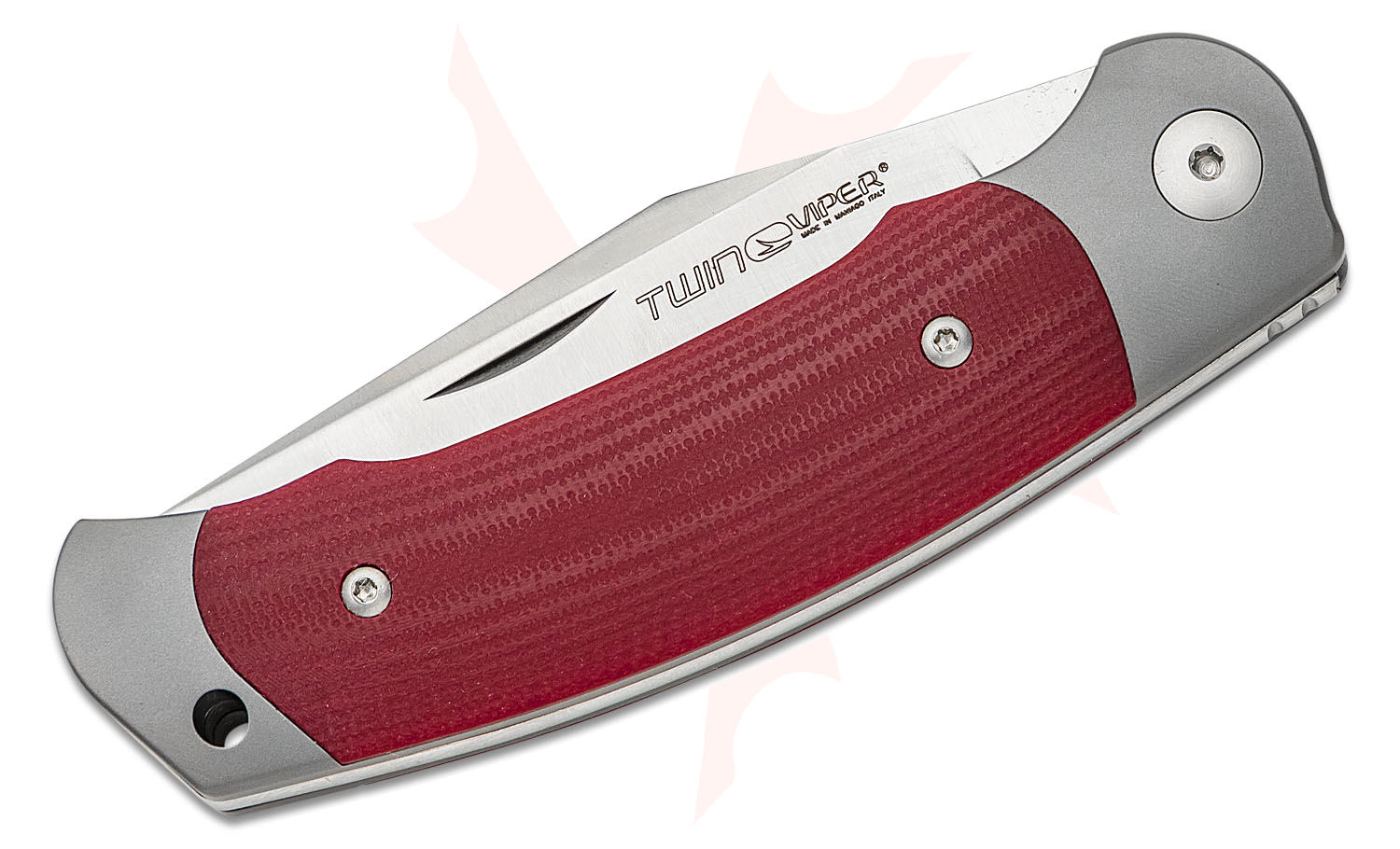 Viper Knives Twin Slipjoint Folding Knife 3.03" M390 Satin Clip Point ...
