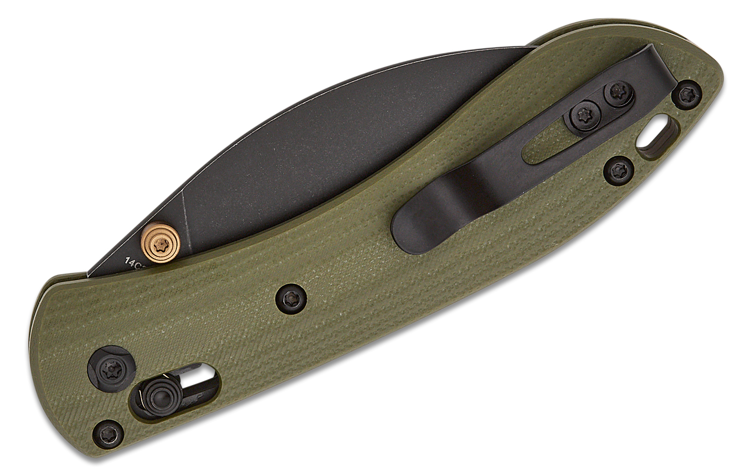 Vosteed Knives Mini Nightshade Folding Knife 2.6" 14C28N Black ...