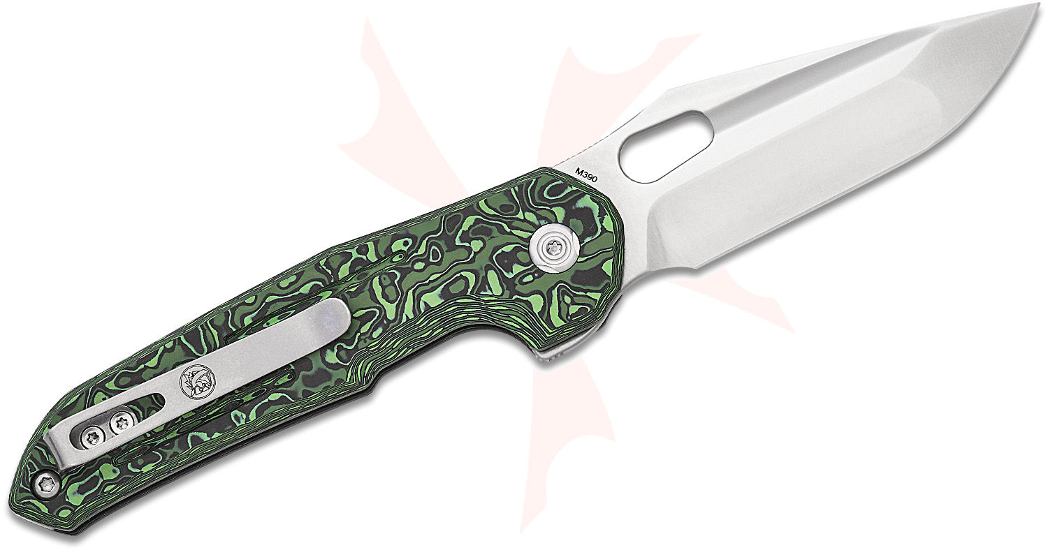 Vosteed Knives Thunderbird Trek Lock Flipper Knife 2.98" M390 Satin ...