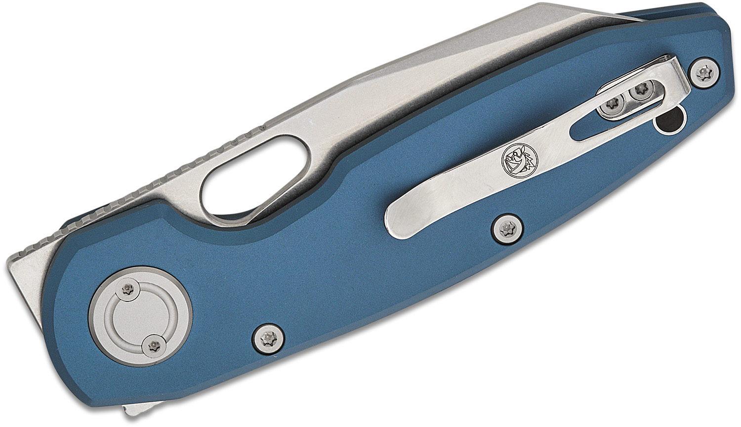 Vosteed Knives Ankylo Vanchor Lock Flipper Knife 3.18" Elmax Stonewashed Reverse Tanto Blade ...