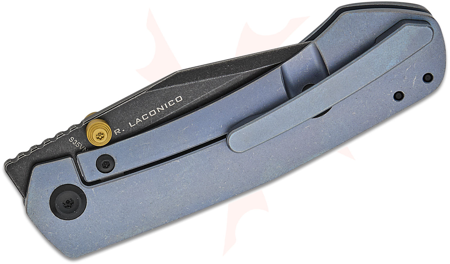 Vosteed Knives Ray Laconico Vallhund Front Flipper Knife 3.02" S35VN ...