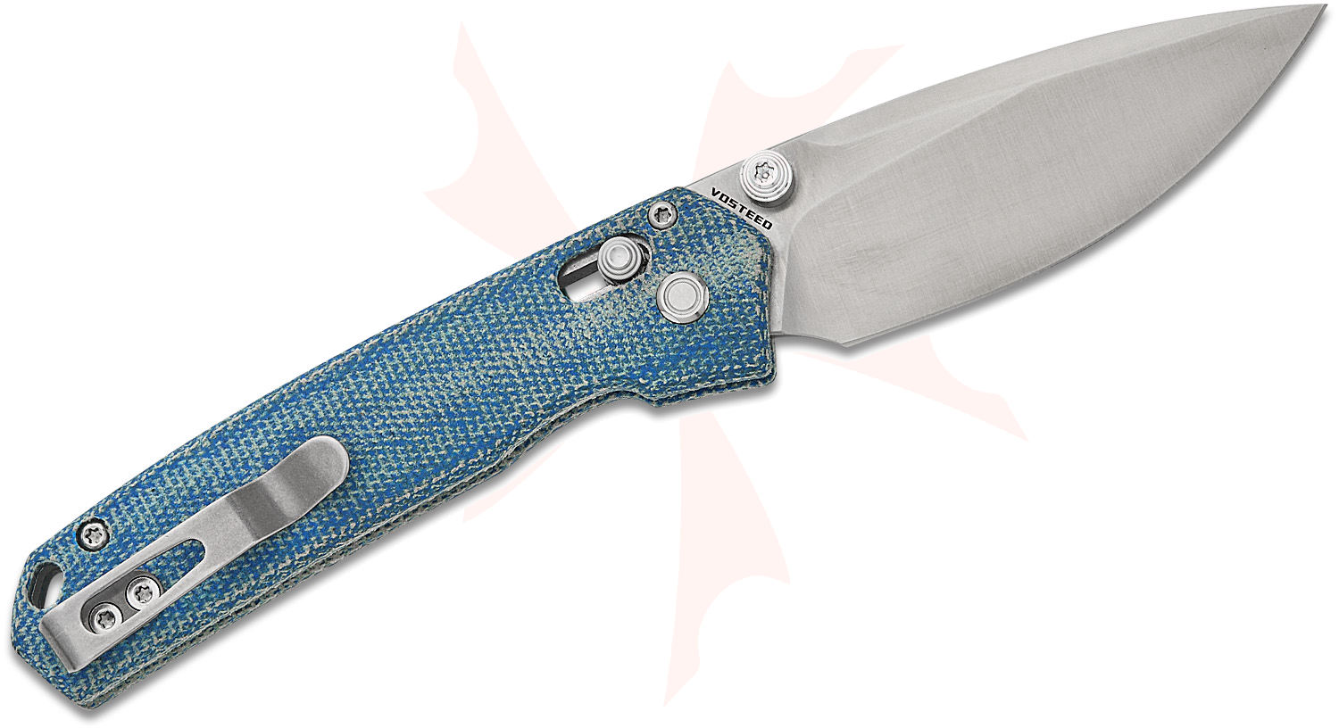 Vosteed Knives Geoff Blauvelt Mini Psyop Crossbar Lock Folding Knife 2. ...
