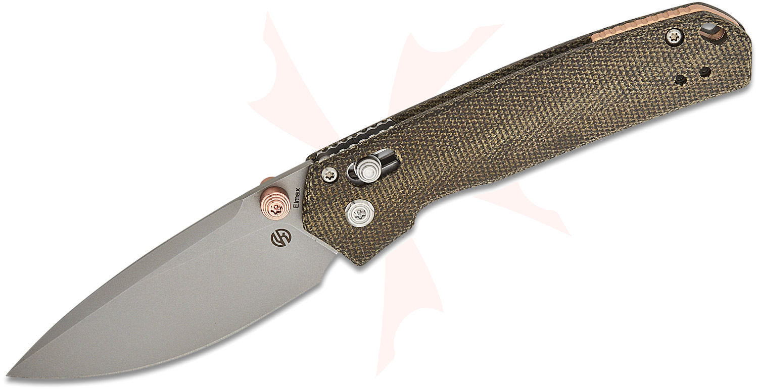 Vosteed Knives Geoff Blauvelt Mini Psyop Crossbar Lock Folding Knife 2. ...