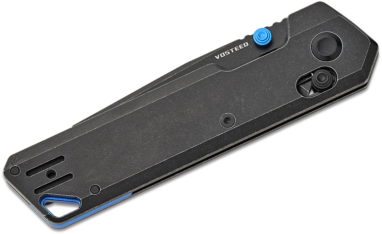 Vosteed Knives Parallel Folding Knife 2.9" 154CM Black Stonewashed ...