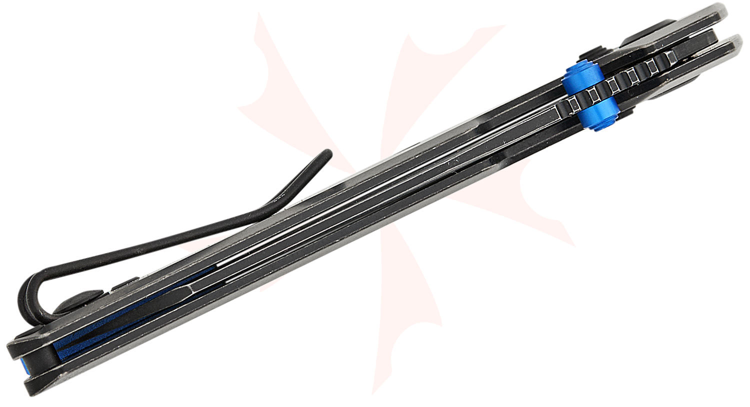 Vosteed Knives Parallel Folding Knife 2.9" 154CM Black Stonewashed ...