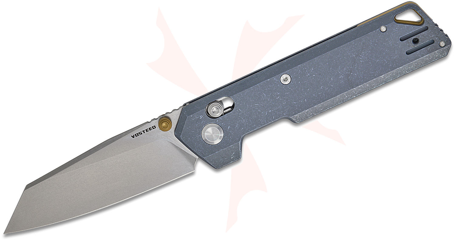 Vosteed Knives Parallel Folding Knife 2.9" S35VN Stonewashed Reverse ...