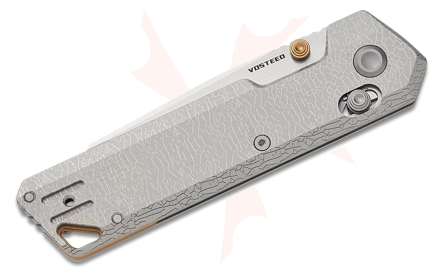 Vosteed Knives Parallel Folding Knife 2.9" S35VN Satin Reverse Tanto ...