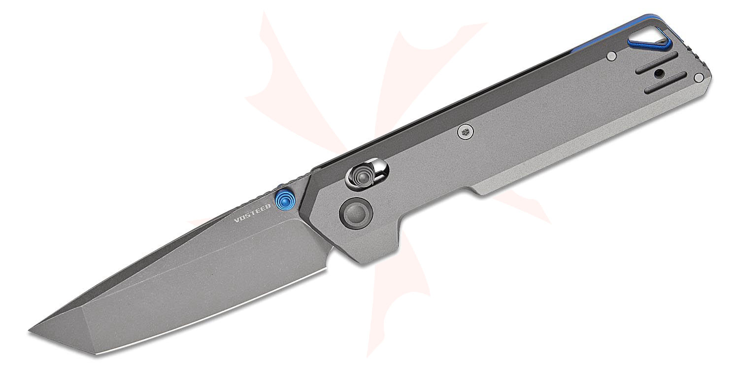 Vosteed Knives Parallel Folding Knife 2.9" 154CM Destroyer Gray Tanto ...