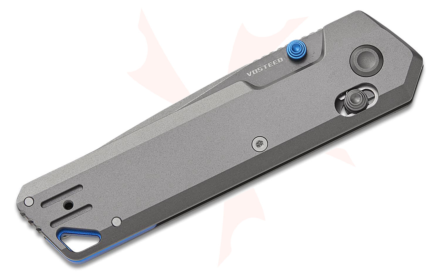 Vosteed Knives Parallel Folding Knife 2.9" 154CM Destroyer Gray Tanto ...