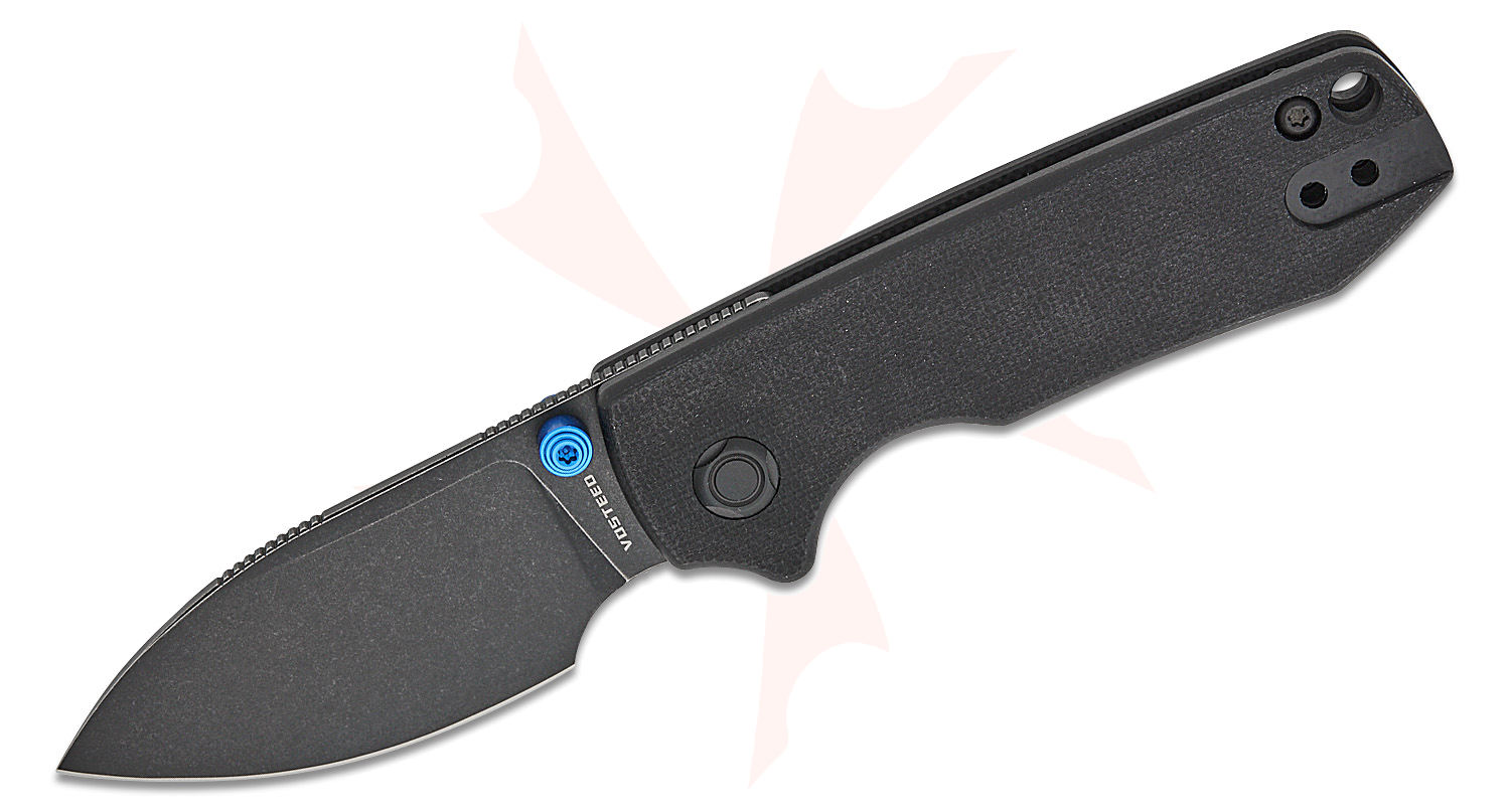 Vosteed Knives Raccoon Cub Liner Lock Front Flipper Knife 2.34" Sandvik ...