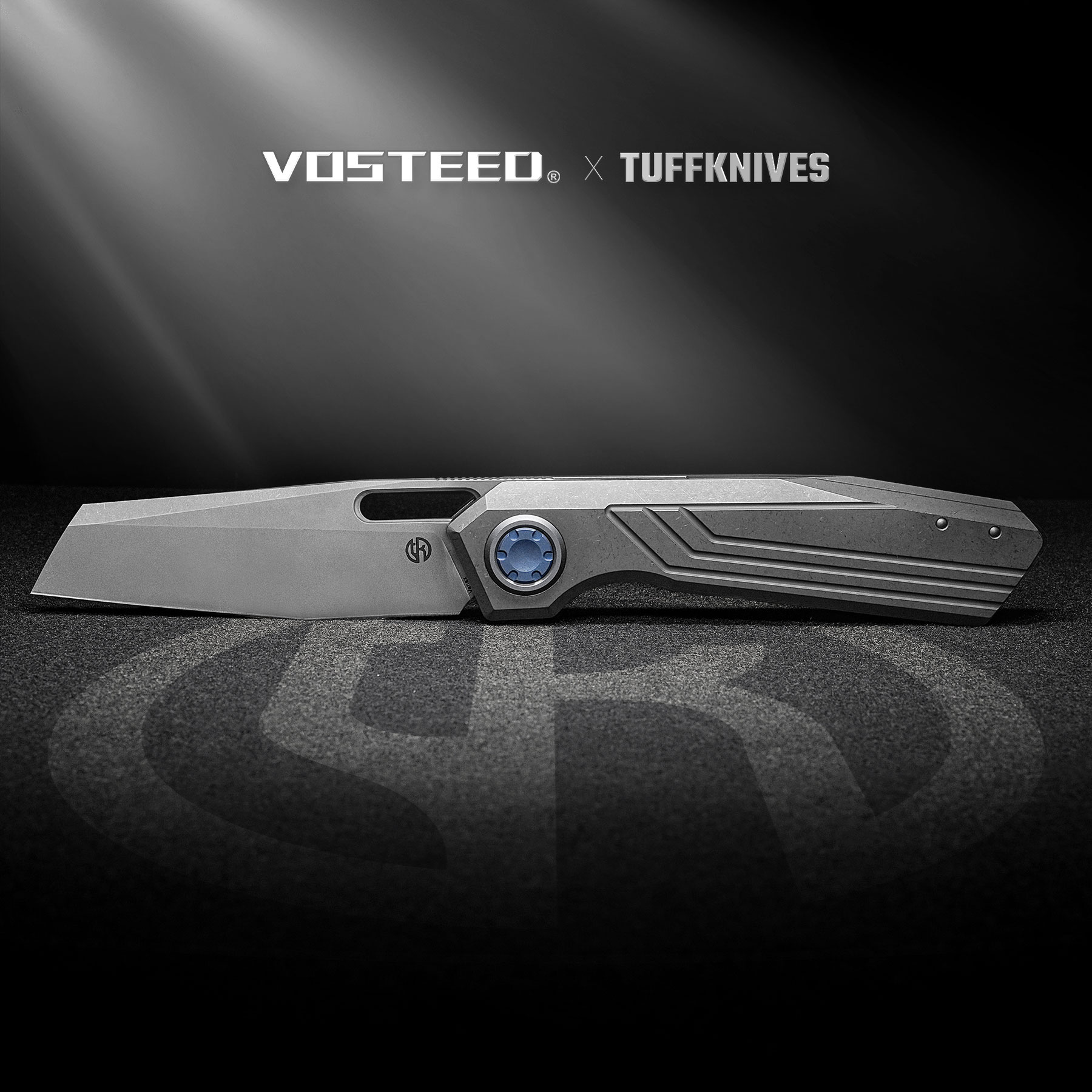 Vosteed Knives Geoff Blauvelt Xeno Vanchor Lock Folding Knife 3.23 ...