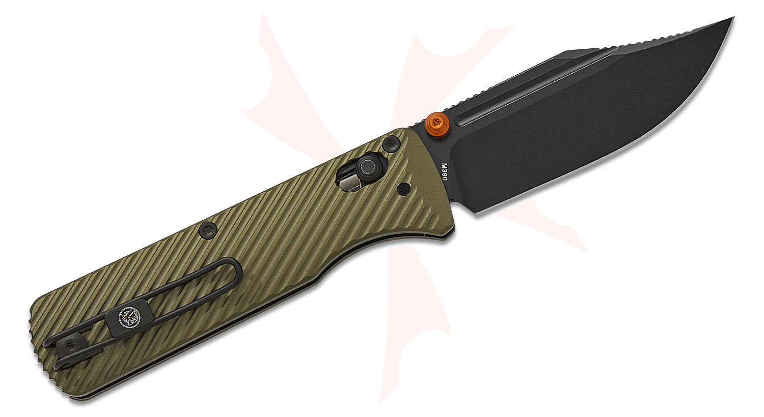 Vosteed Knives Vombat Crossbar Lock Folding Knife 2.92" M390 Black ...