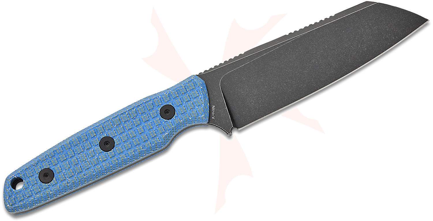 Vosteed Knives Yue Mink XL Fixed Blade Knife 3.99" Nitro-V Black ...