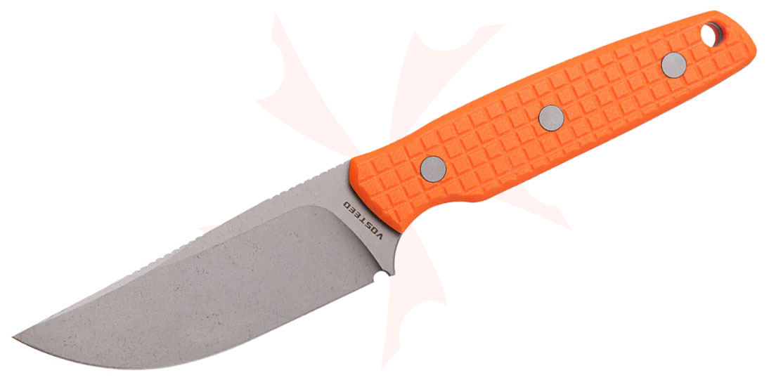 Vosteed Knives Yue Mink Fixed Blade Knife 3.33" Nitro-V Bead Blast ...