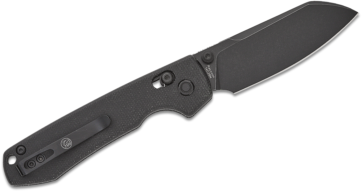 Vosteed Knives Raccoon Crossbar Lock Folding Knife 3.25" Sandvik 14C28N ...