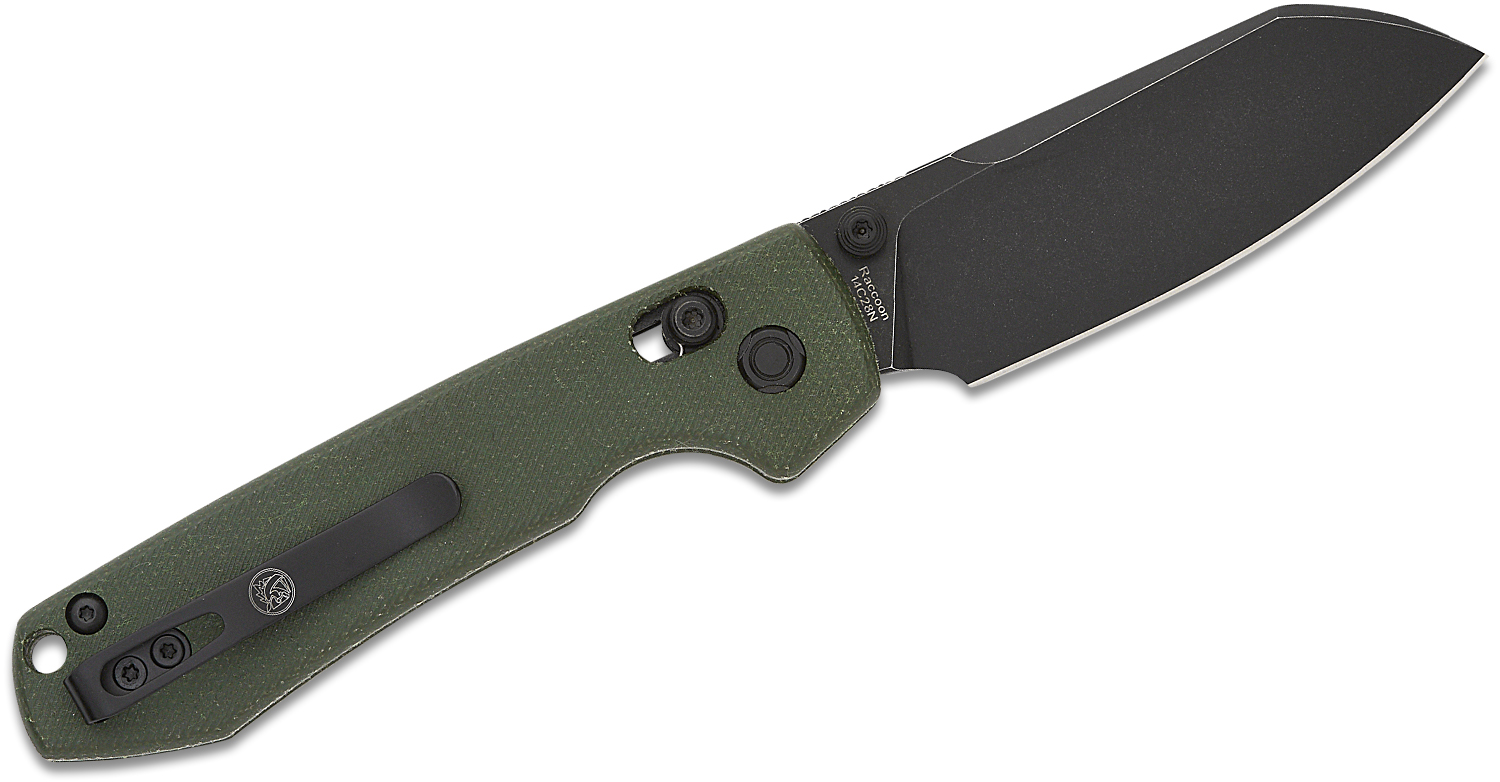 Vosteed Knives Raccoon Crossbar Lock Folding Knife 3.25" Sandvik 14C28N ...