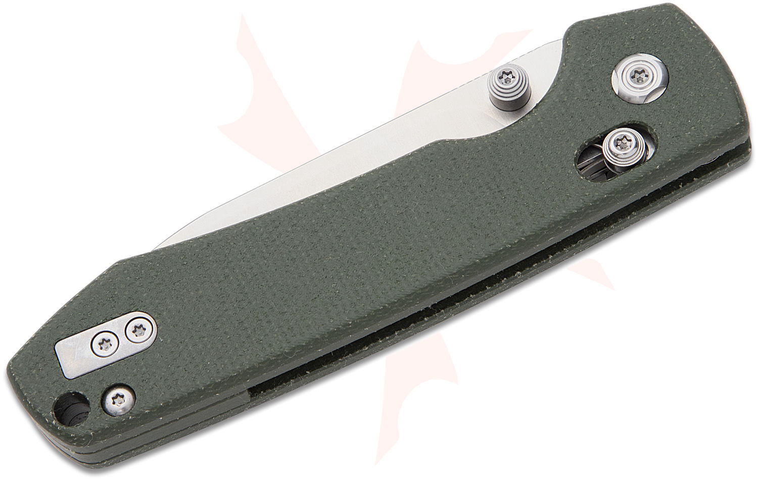 Vosteed Knives Raccoon Crossbar Lock Folding Knife 3.25" Sandvik 14C28N Satin Drop Point Blade ...