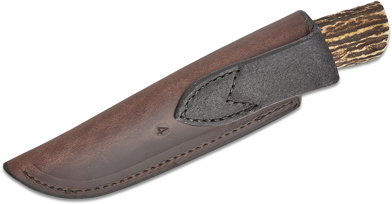 W.A. Surls Knives Custom Wedowee Fixed Blade Knife 3.5" 8670 Polished ...