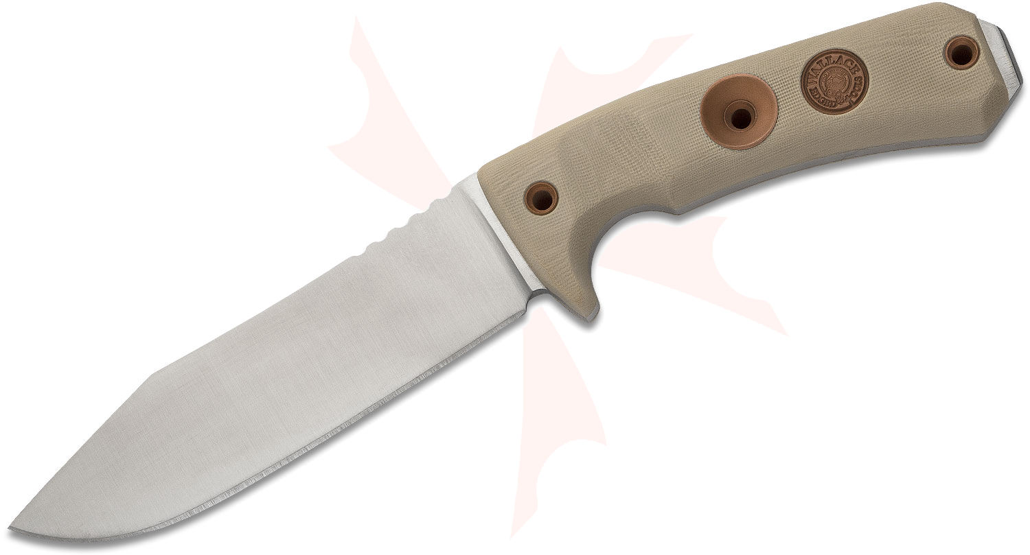 Wallace Edged Tools Custom Spear 1 Fixed Blade Knife 5.625" CPM-3V ...