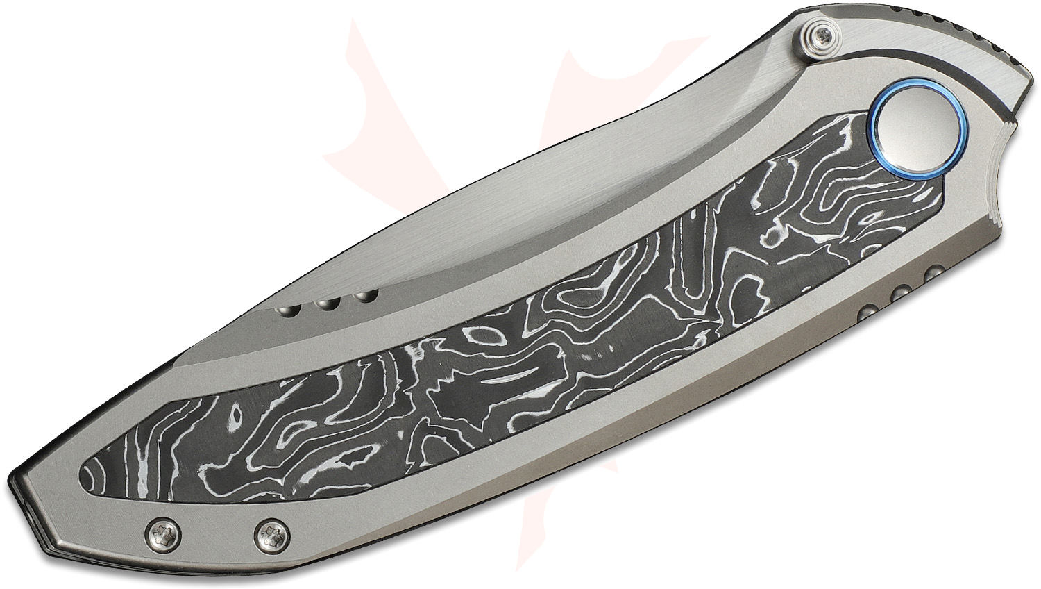 We Knife Company Winsome Nested Frame Lock Front Flipper Knife 3.74" M390 Hand Rubbed Satin Drop ...