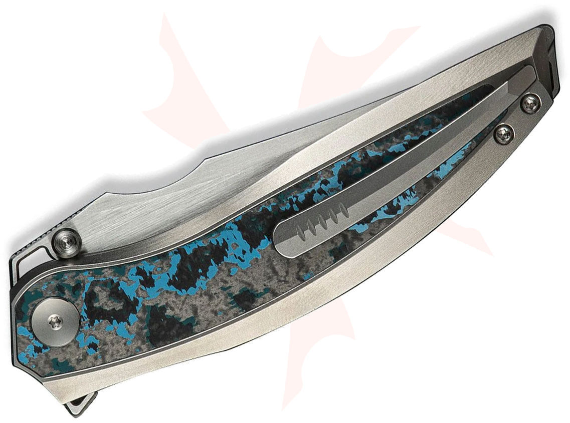 We Knife Company Quinseris Nested Frame Lock Flipper Knife 3.96" M390 ...