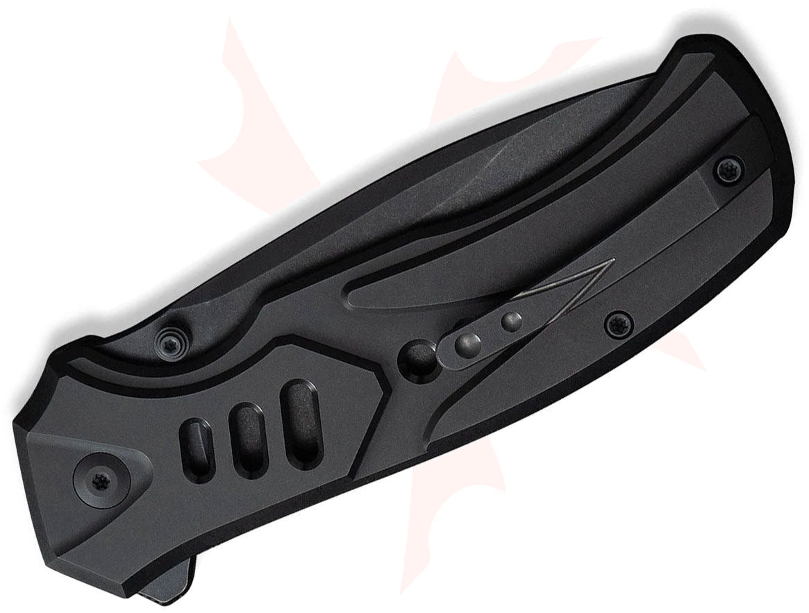 We Knife Company Zentron Button Lock Flipper Knife 3.48" M390 Black ...