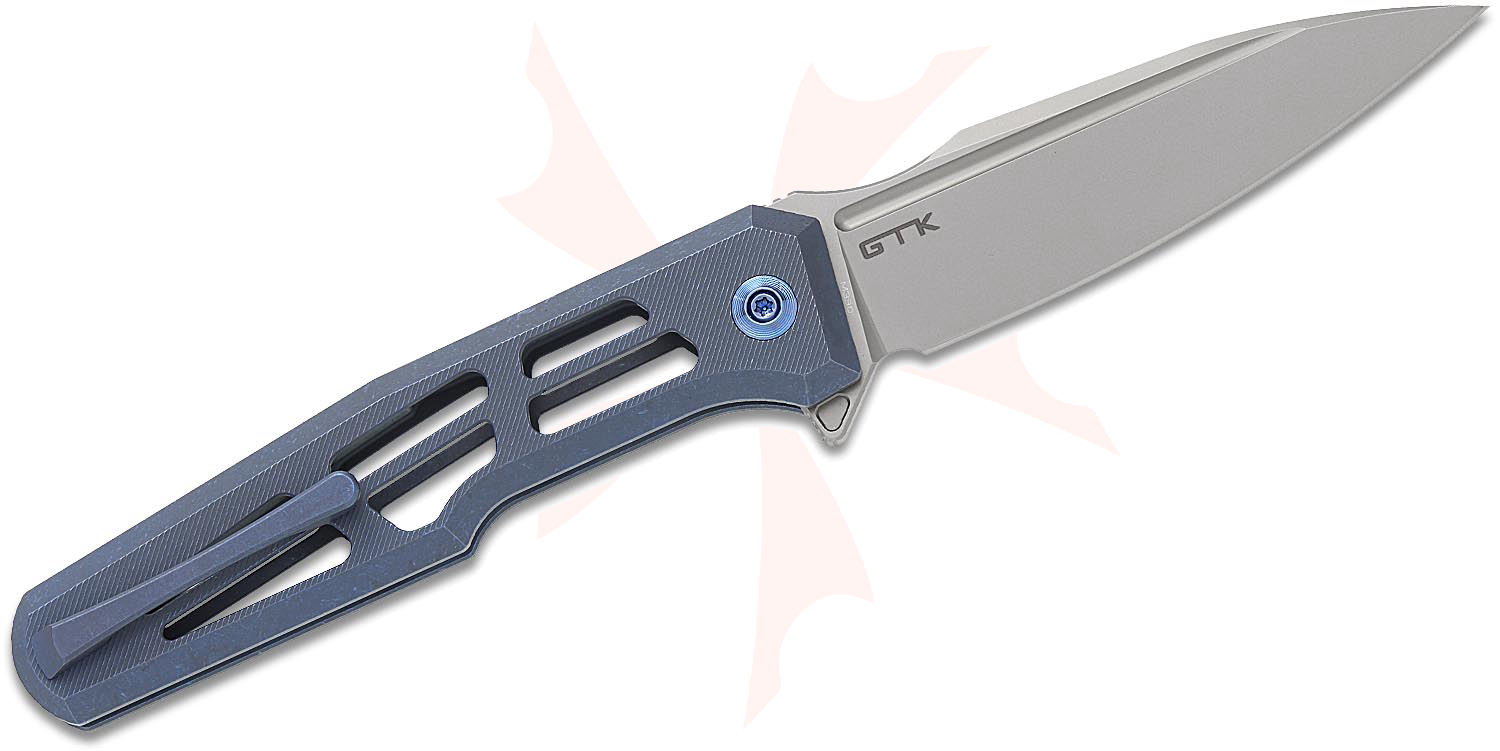 We Knife Company GTK Dressytak Button Lock Flipper Knife 3.37" M390 ...