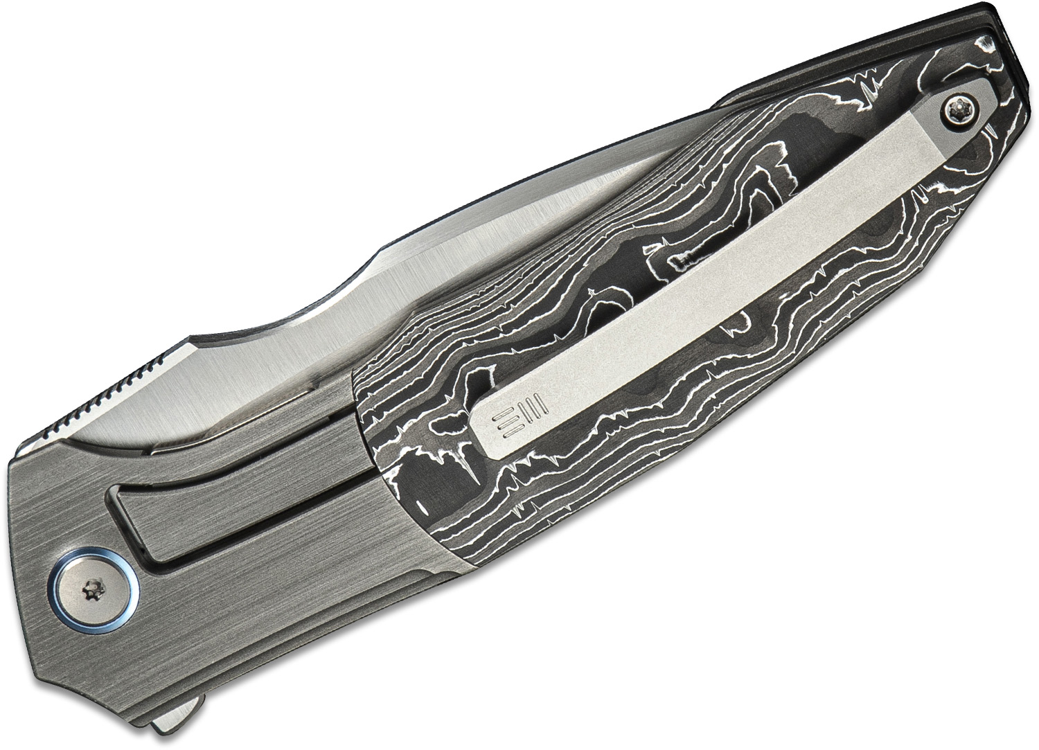 We Knife Company Archeozoic Nested Bolster Lock Flipper Knife 4" M390 ...