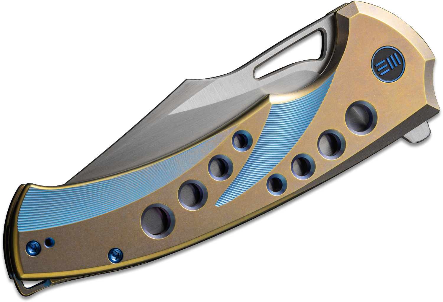 We Knife Company Swiftfin Frame Lock Flipper Knife 3.8" CPM-20CV Hand ...